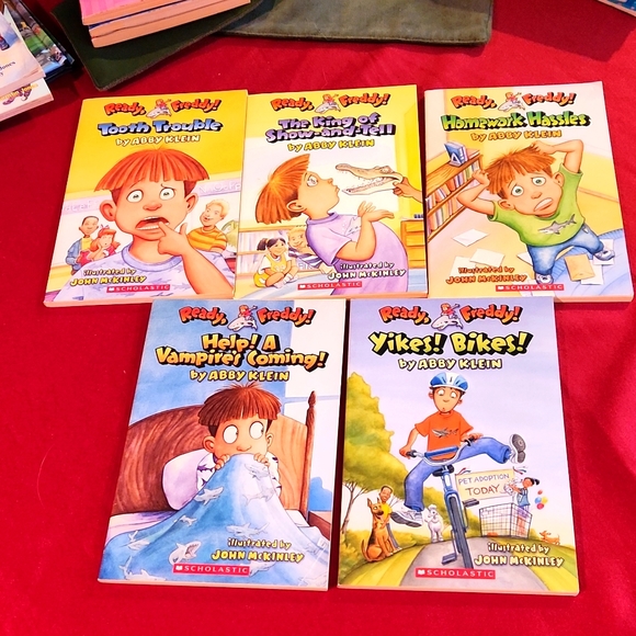 Scholastic | Toys | Set Of 5 Ready Freddy Books From The Series By Abby ...